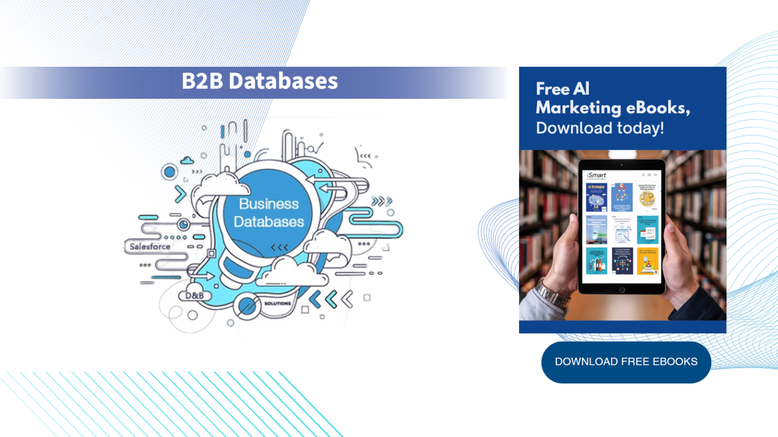 Singapore B2B databases for B2B marketers in Sg and Asia: iSmart Comm